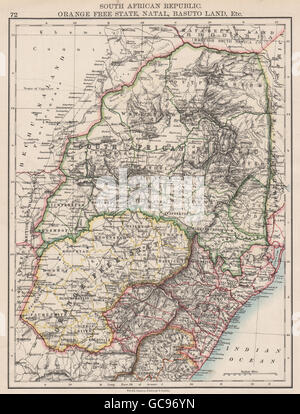COLONIAL South African Republic Orange Free State Natal Basutoland 1892 ...