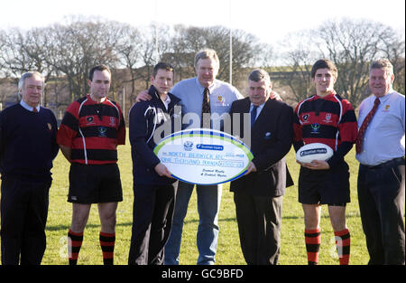 Cheque Presentation with club captain Cameron Ewer, Scottish Hydro ...