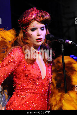 British singer Paloma Faith performs on stage during V Festival 2015 at ...