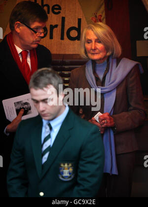 Bette Mclaren (right) wife of veteran rugby commentator Bill McLaren is ...