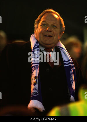 Peterborough United’s Director of football Barry Fry celebrates the ...