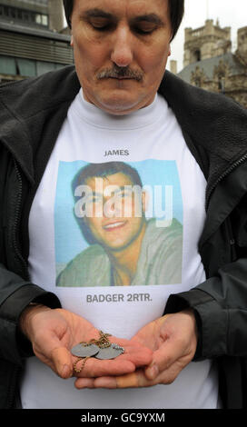 Gerald Cartwright, father of Lance Corporal James Cartwright, 21, who ...