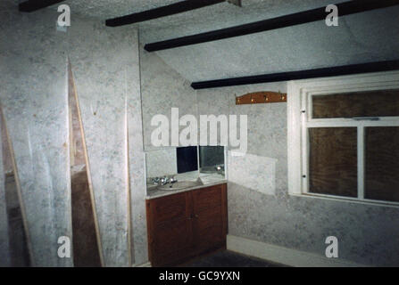 Interior of 25 Cromwell Street Gloucester Frederick West accused of ...