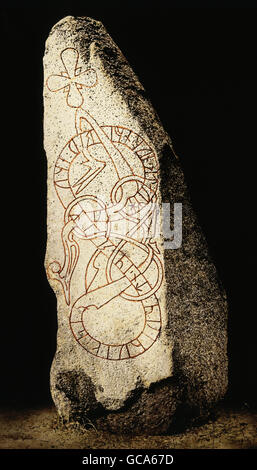 fine arts, middle ages, Vikings, sculpture, mythological creatures ...