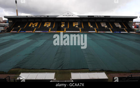A general view of the Jimmy Sirrel stand at Meadow Lane, home of Notts ...