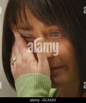 Caroline McIntyre, the widow of champion cyclist Jason McIntyre, during ...