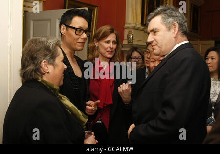 Gok Wan with his mother Myra and his father John arrive at the ...