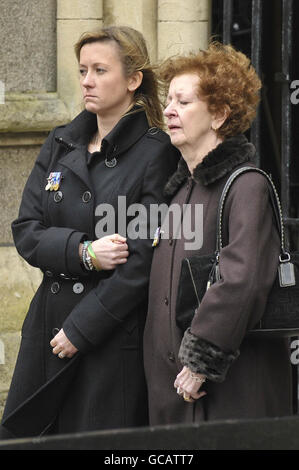 Captain Daniel Read's wife Lorraine Read (left) and Sally Webb, mother ...