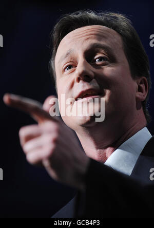 David Cameron delivers his speech at the Conservative Party Annual ...