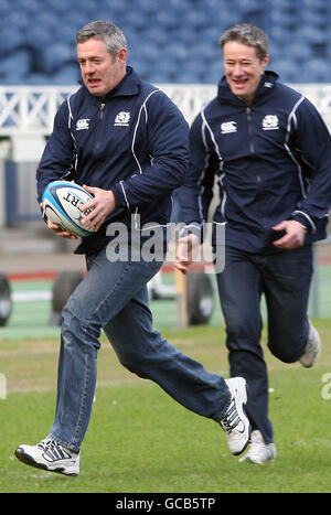 Rugby Union - 1990 Grand Slam Winning Try Reenactment - Murrayfield ...