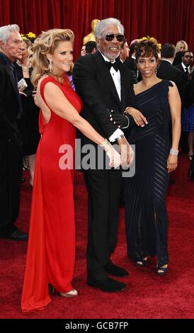 Lori McCreary, Morgan Freeman at arrivals for NOW YOU SEE ME: NOW YOU ...