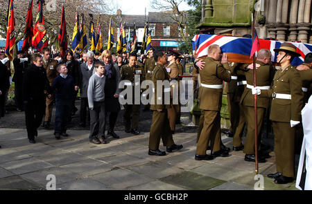 David Markland funeral Stock Photo - Alamy