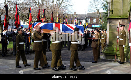 David Markland funeral Stock Photo - Alamy