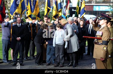 David Markland funeral Stock Photo - Alamy
