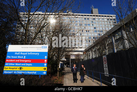 A general view of Hull Royal Infirmary, Hull.. A general view of Hull ...