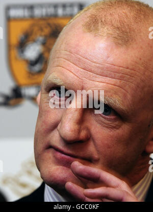 Soccer - Iain Dowie Press Conference - KC Stadium. New Hull City ...