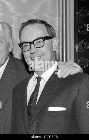 Commentator Harry Carpenter, who awarded the Best Young Boxer of 1967 ...