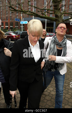 Nursery worker Laura Pettitt, 27, outside the Crown Court in Croydon ...