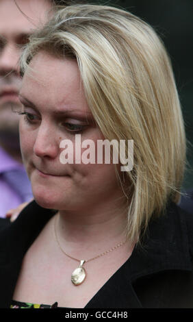 Roy Terry, father of Pc Ian Terry, arrives to read a statement ...