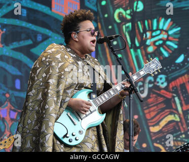 Brittany Howard singer Alabama Shakes performs onstage during Arroyo ...
