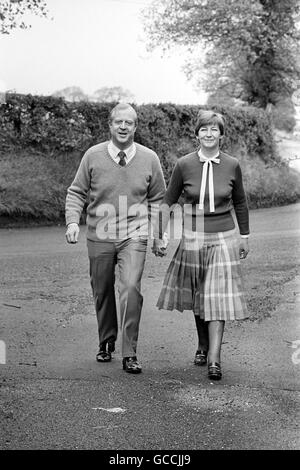Husband and wife Conservative candidates, Nicholas and Ann Winterton at ...