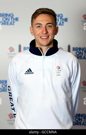 Liam Pitchford during a Team GB kitting out session for the Paris ...