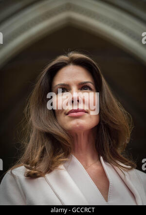 Christina Estrada, 54, leaves the High Court in London after she was ...