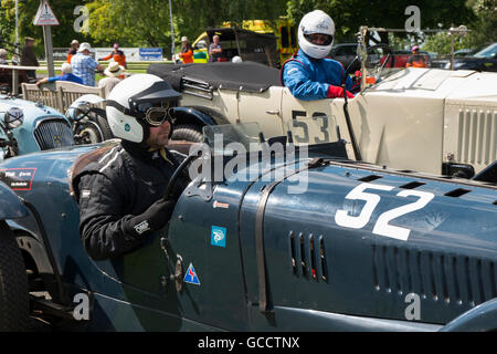 Alexander Duce in a 1937 Delahaye 135M at the VSCC event at Prescott ...