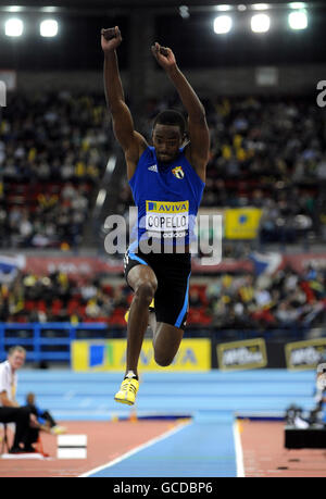 Alexis Copello in the triple jump at the Doha 2019 World Athletics ...