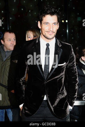 British model David Gandy poses for photographers to launch his new ...