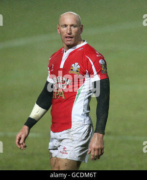 Former England Rugby player Gareth Chilcott with Lisa Potts during a ...
