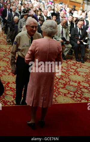 Mr. Alan Beavis from Reading is made an OBE by The Queen at Windsor ...