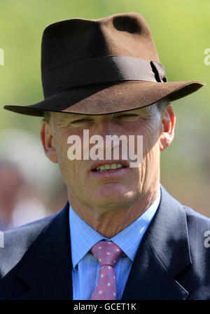Trainer John Gosden at Sandown Park Racecourse. Picture date: Thursday ...