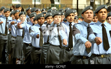 St George's Day Cadet parade Stock Photo - Alamy