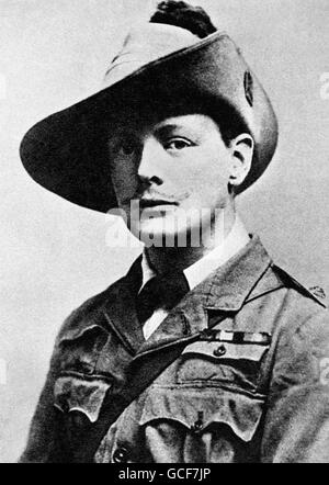 Winston Churchill During the Boer War Stock Photo - Alamy