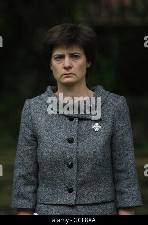 Sally Thornloe, wife of Lt Col Rupert Thornloe, outside the town Hall ...