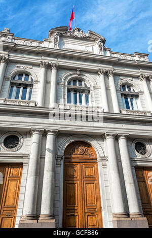 Facade in Santiago of Chile Stock Photo - Alamy
