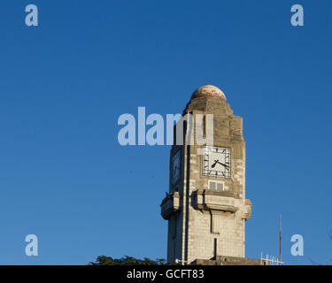 A view of the Fiji Parliament building in downtown Suva photographed in ...