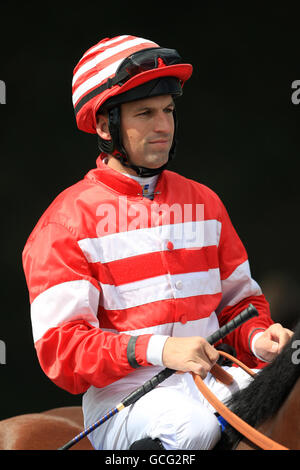Jockey Pat Dobbs Stock Photo - Alamy