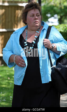 Gill Flack, mother of quadriplegic Kyle Flack arrives at Basildon Crown ...