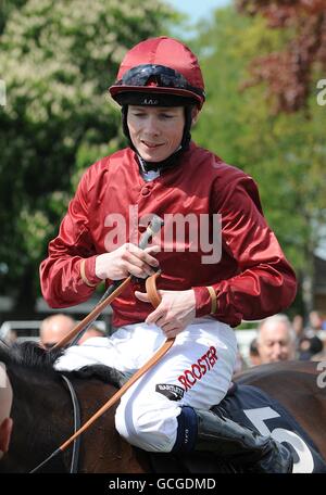 Jockey Jamie Spencer after winning the Weatherbys Ireland Greenlands ...