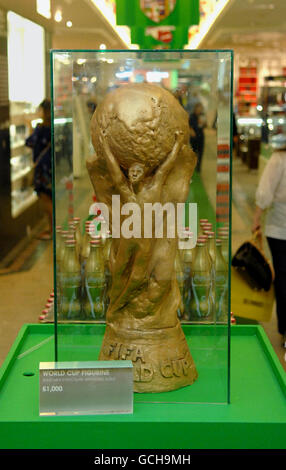 Chocolate World Cup trophy Stock Photo - Alamy