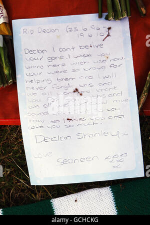 Declan Shanley death Stock Photo - Alamy