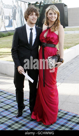 Paolo Nutini and Teri Brogan The Scottish Fashion Awards held at the ...