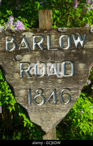 Barlow Road sign, Philip Foster Farm Historic Site, Oregon Trail ...