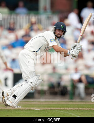 Yorkshire's Adam Lyth batting during the Day One of the Rothesay County ...