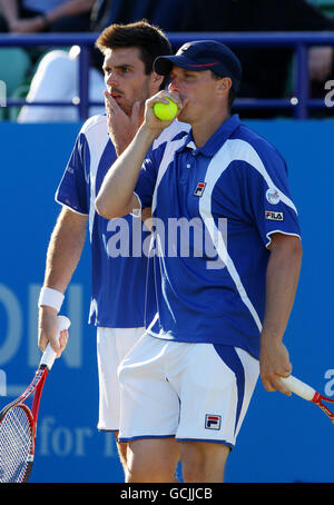 Great Britain's James Ball (right) and pilot Steffan Lloyd celebrate ...