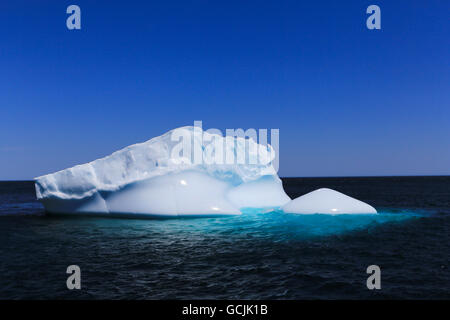 An unusual cone-shaped iceberg near Cape Spear, Newfoundland and ...