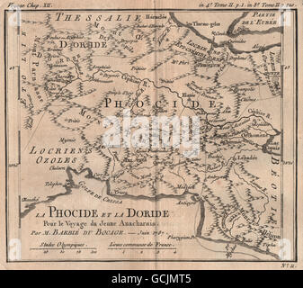 ANCIENT GREECE. Phocide (Phocis) & Doride (Doris). Coloured. BOCAGE ...