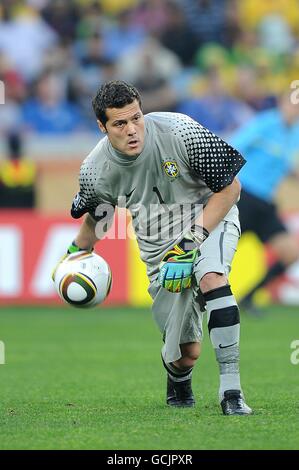 JULIO CESAR PORTUGAL V BRAZIL DURBAN STADIUM DURBAN SOUTH AFRICA 25 ...
